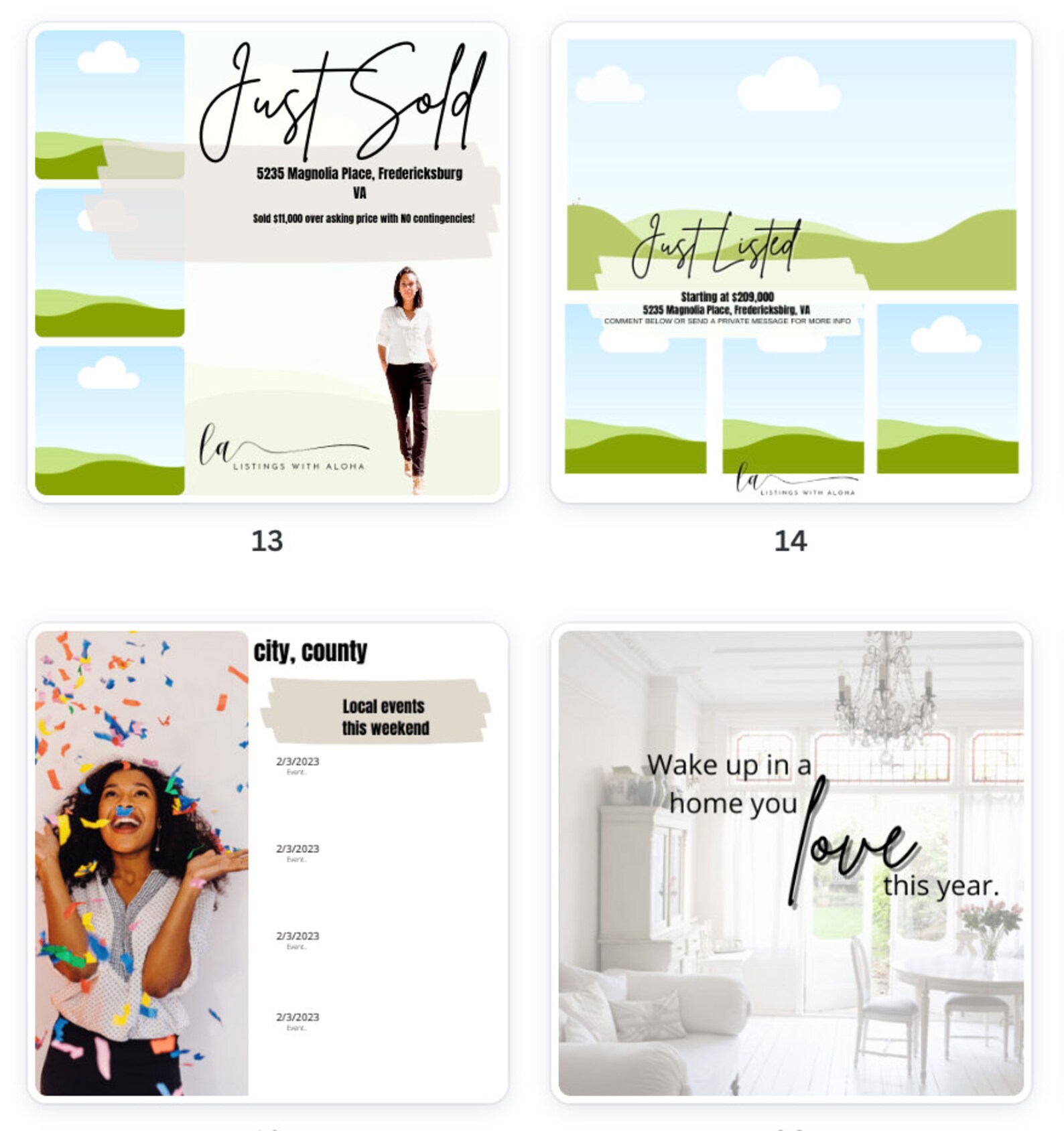 52 Social Media Posts for Realtors - Etsy