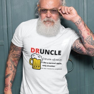Uncle Svg, Drunkle Svg, Drunkle Definition, Funny Drinking Uncle Svg ...