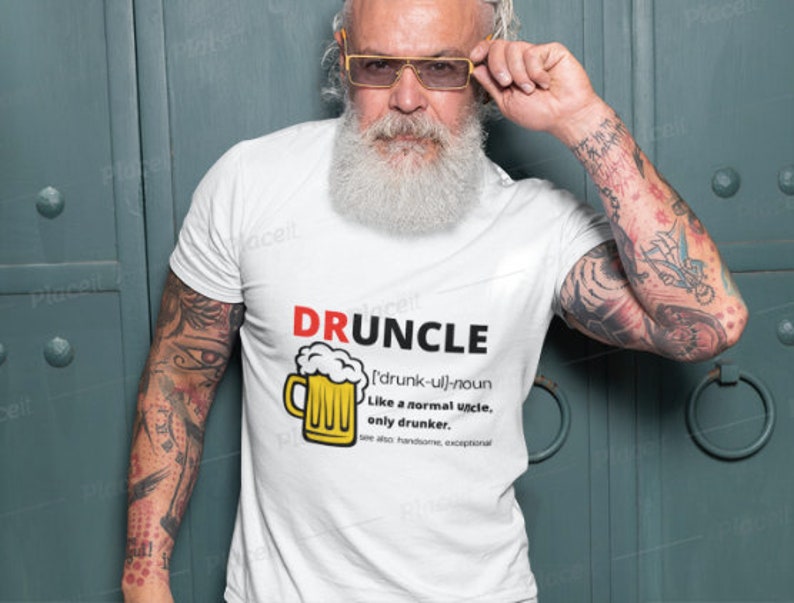 Uncle Svg, Drunkle Svg, Drunkle Definition, Funny Drinking Uncle Svg ...