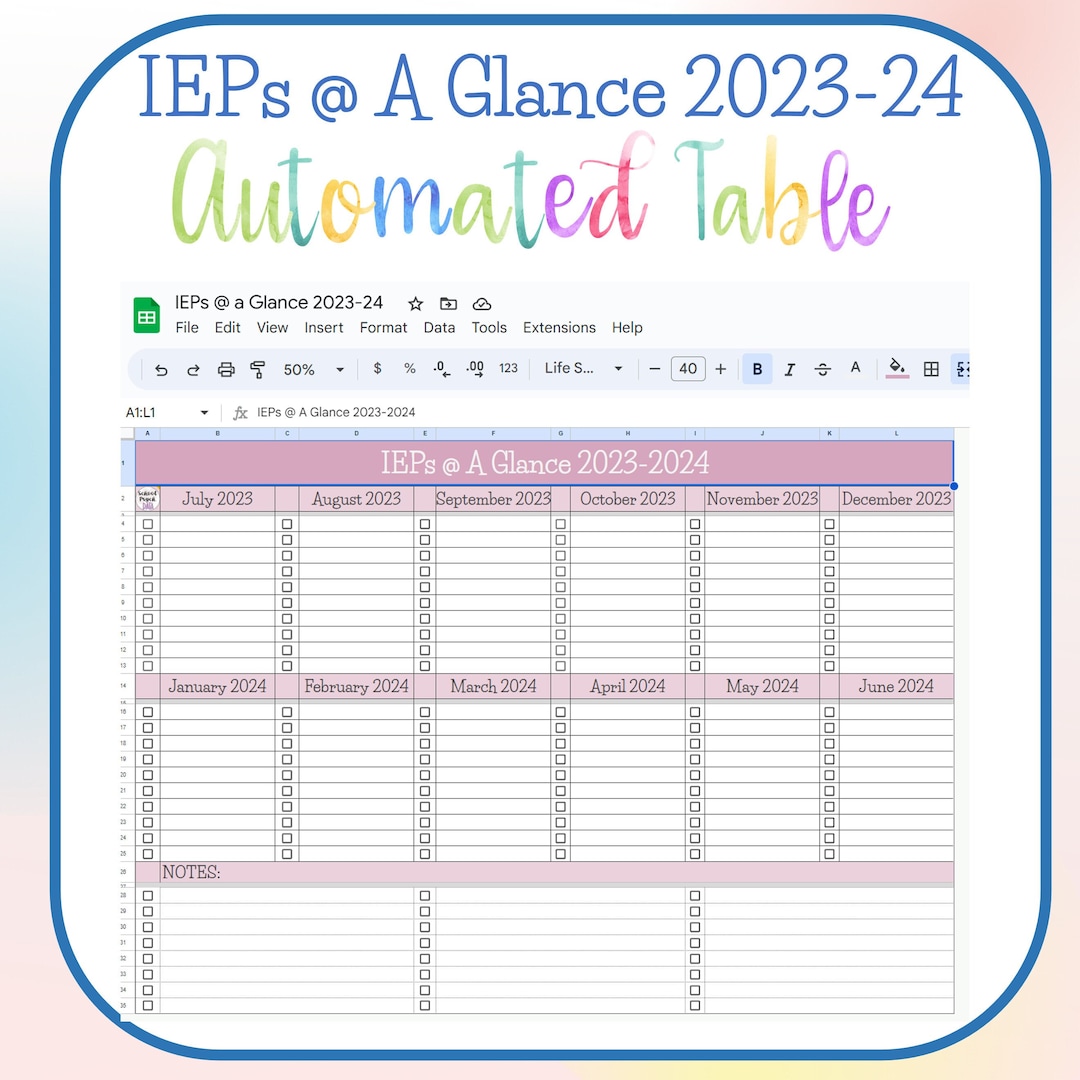 Ieps @ A Glance 12-month Calendar - Etsy