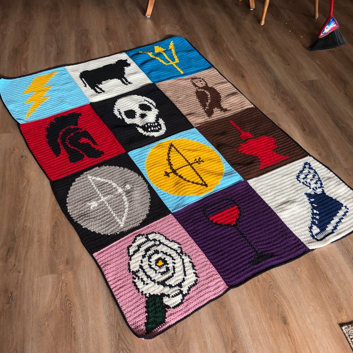 Grid Pattern Percy Jackson Crochet Pattern - Etsy