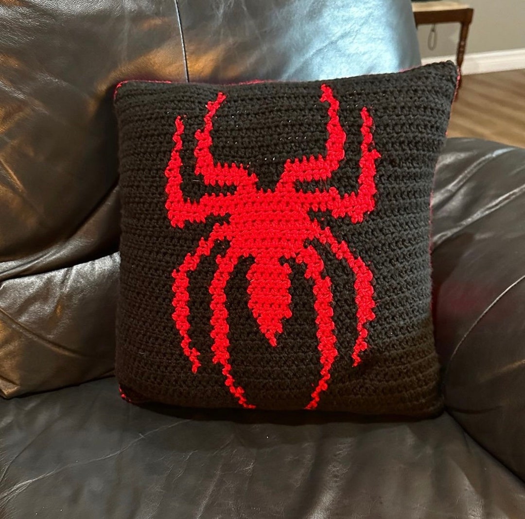 Grid Pattern | Spider Man Crochet Pillow Pattern - Etsy
