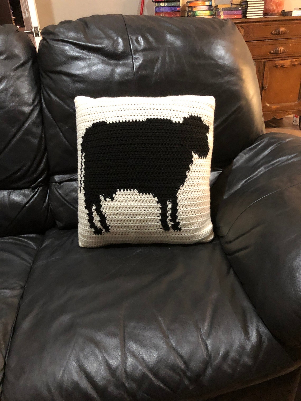 Grid Pattern | Cow Silhouette Crochet Grid Pattern - Etsy Canada