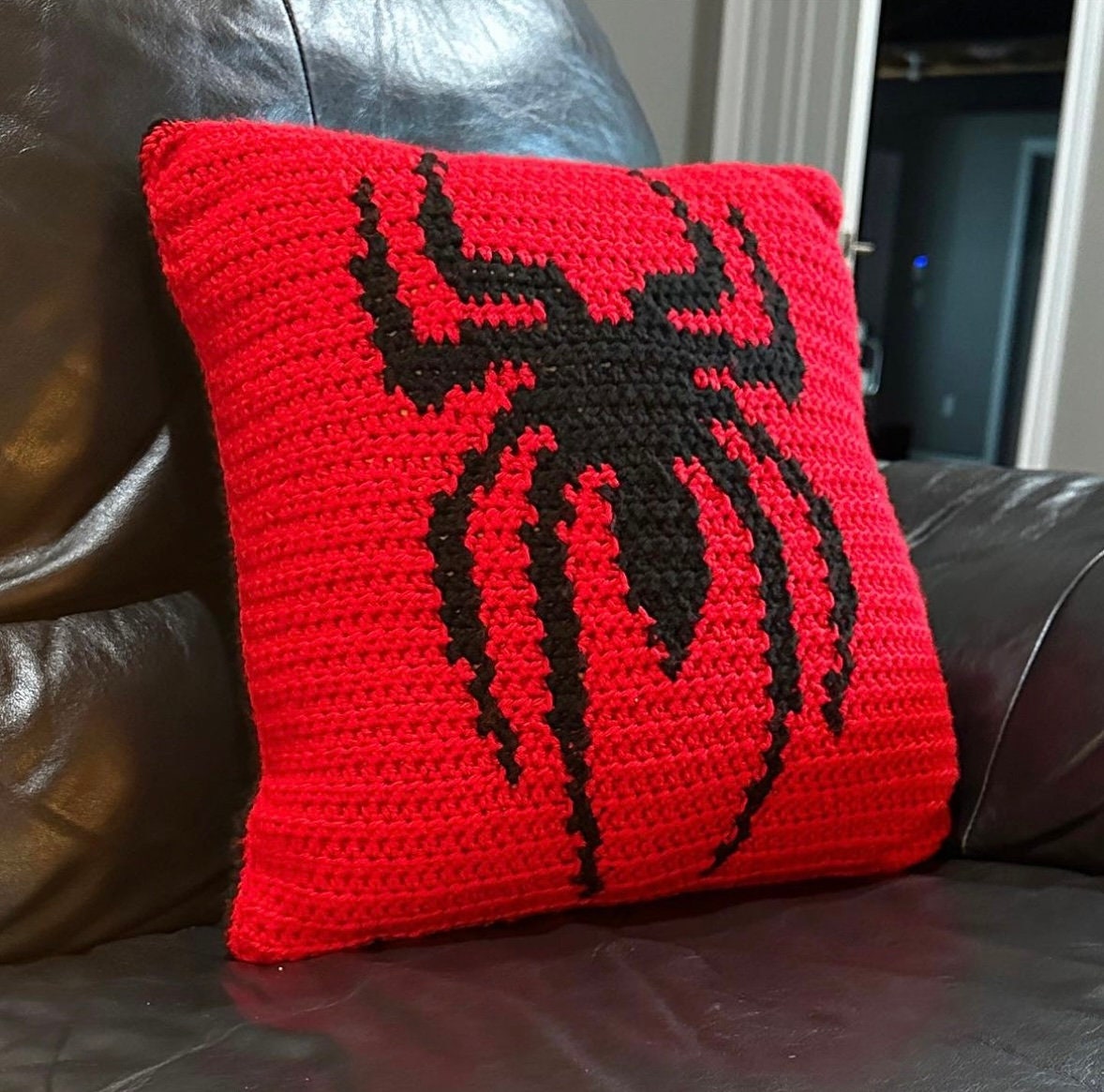 Grid Pattern | Spider Man Crochet Pillow Pattern - Etsy