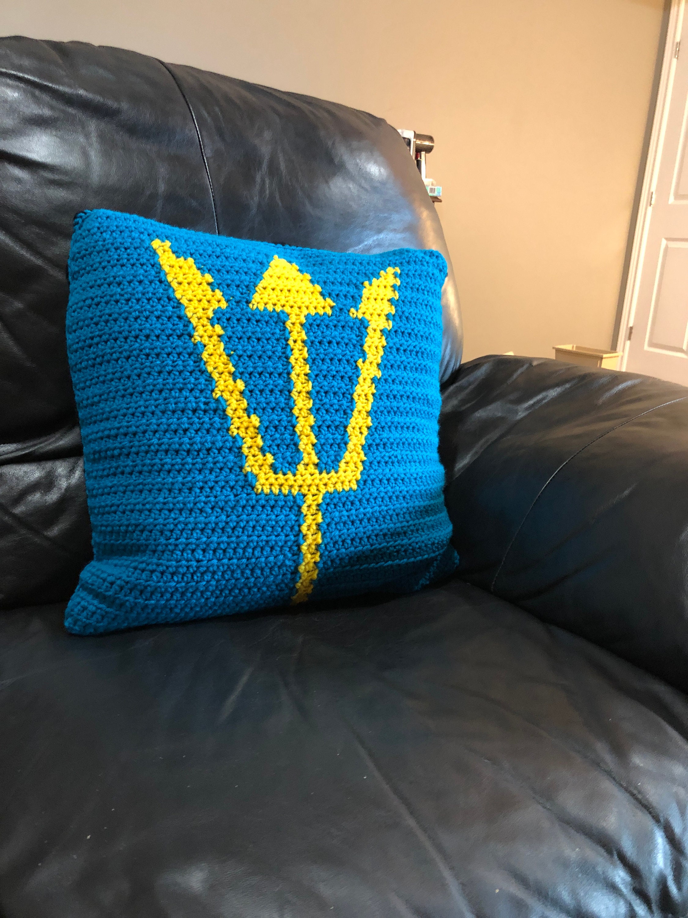 Grid Pattern | Trident Crochet Grid Pattern - Etsy