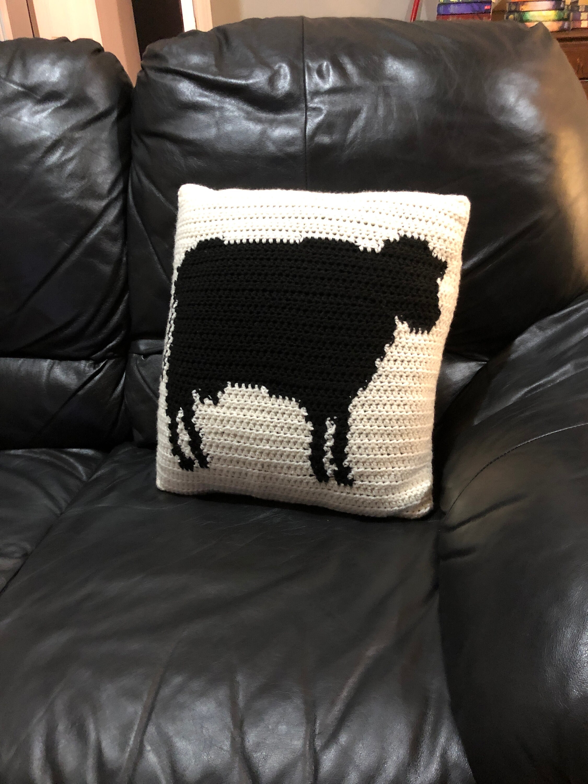 Grid Pattern | Cow Silhouette Crochet Grid Pattern - Etsy Canada