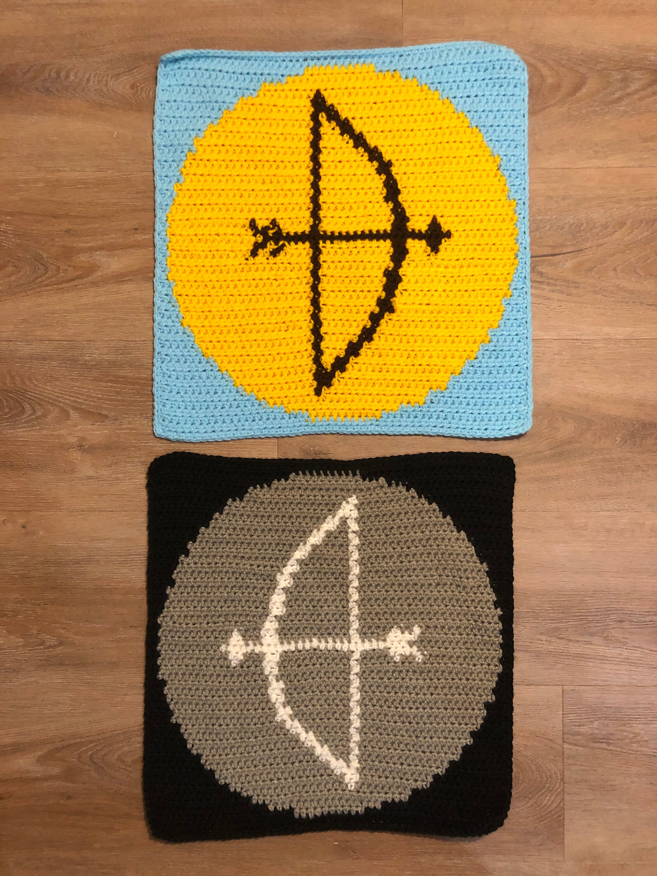 Grid Pattern | Day and Night Bow and Arrow Crochet Grid Pattern - Etsy