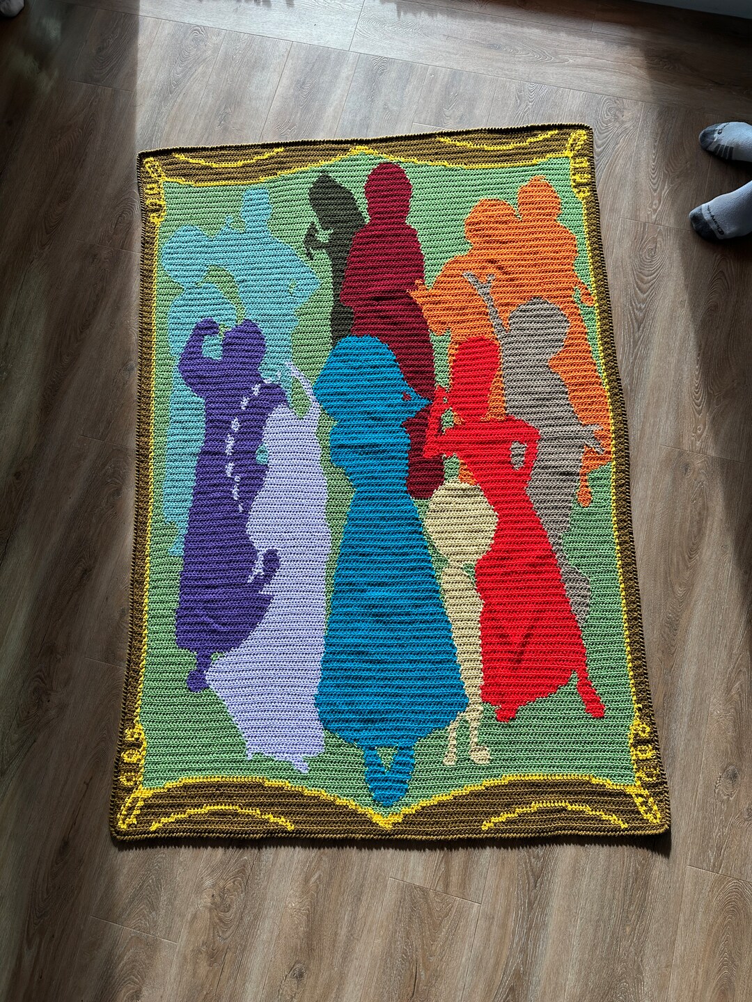 Encanto Blanket Crochet Pattern | Madrigal Family Silhouettes - Etsy