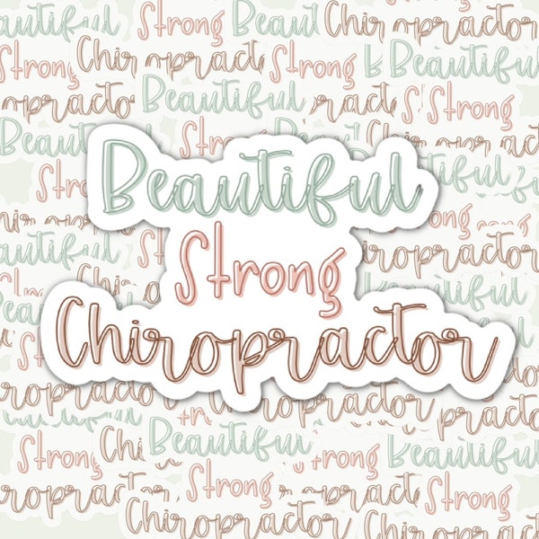Chiropractic Stickers - Etsy