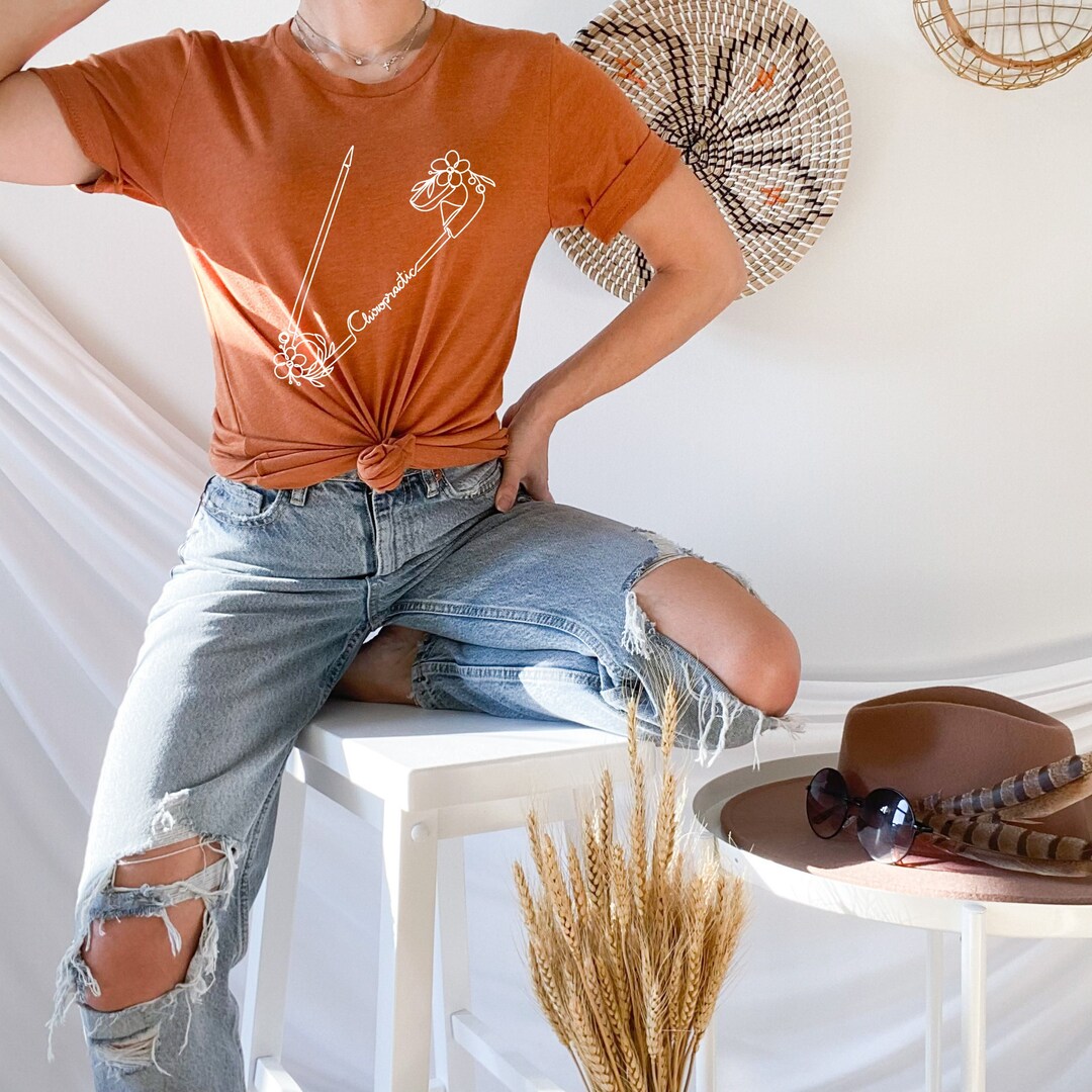 Chiropractic Safety Pin T-shirt - Etsy