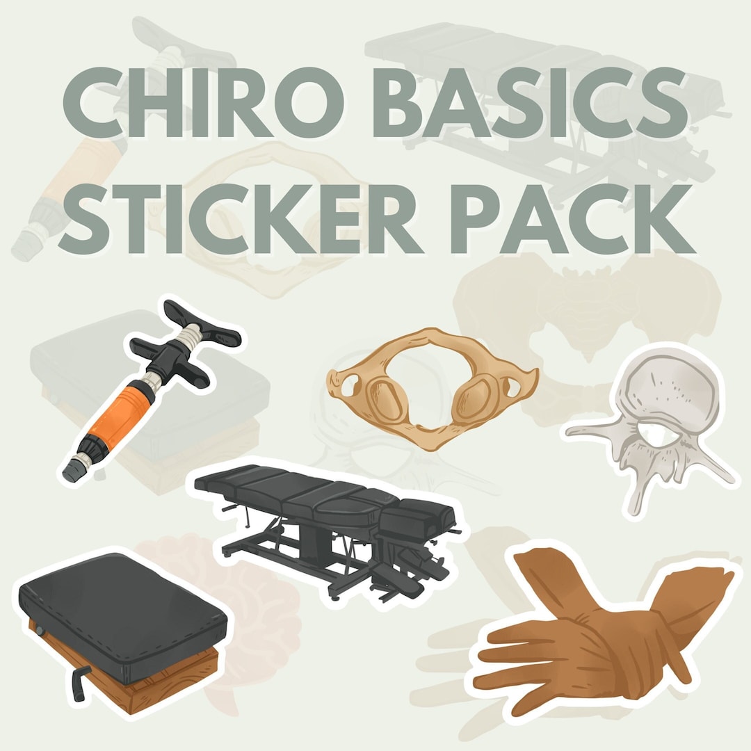 Chiro Basics Sticker Pack - Etsy