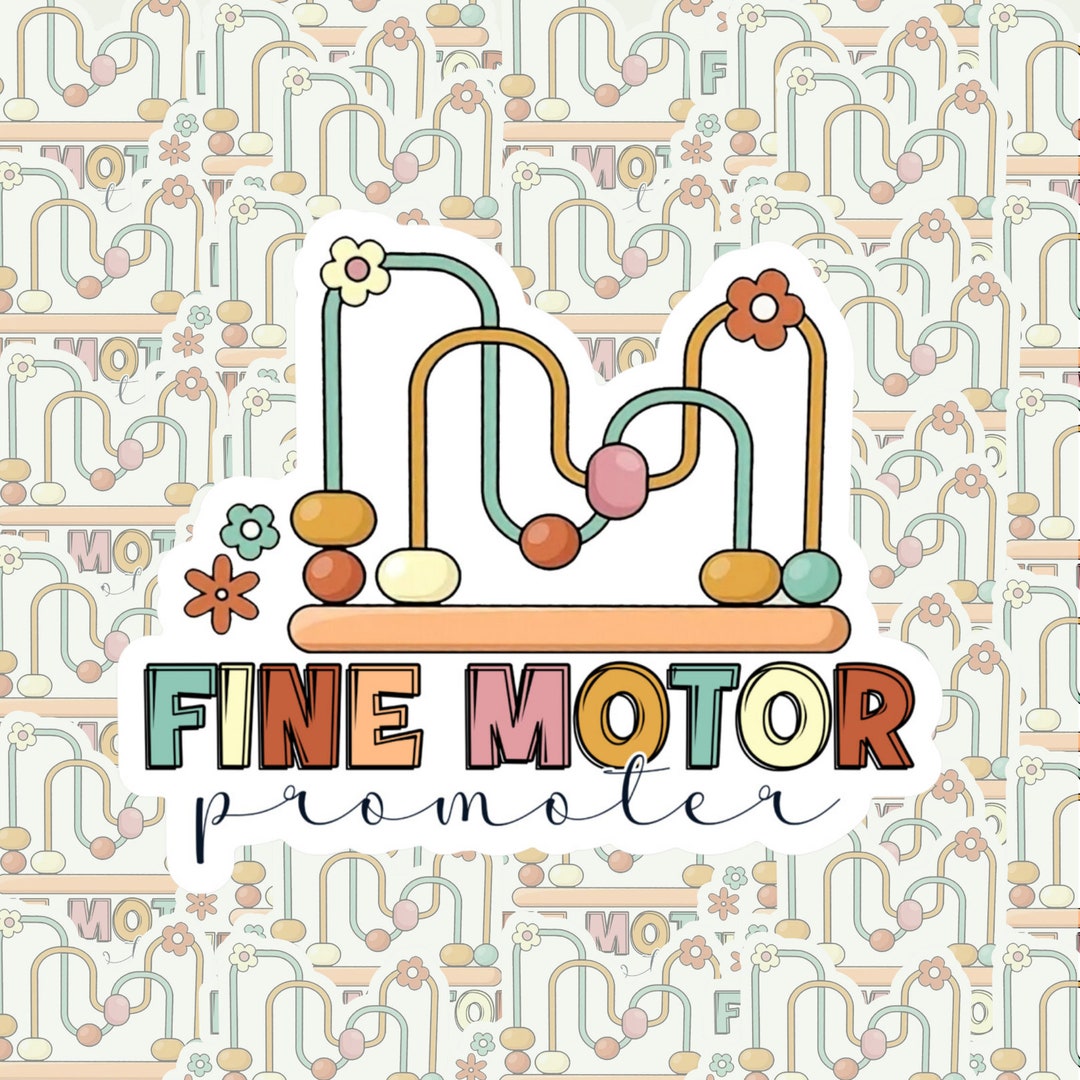 Fine Motor Promoter Sticker - Etsy