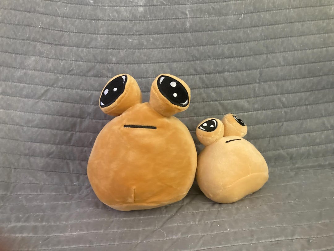 Pou Plushy Stuffed Animal Alien Potato Thingy - Etsy