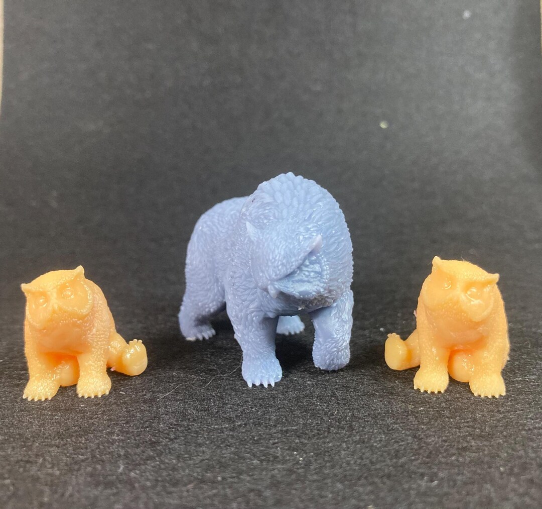 Owlbear With Cub Dnd Monster Miniature - Etsy