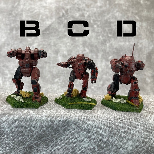 Mech Miniatures - Etsy
