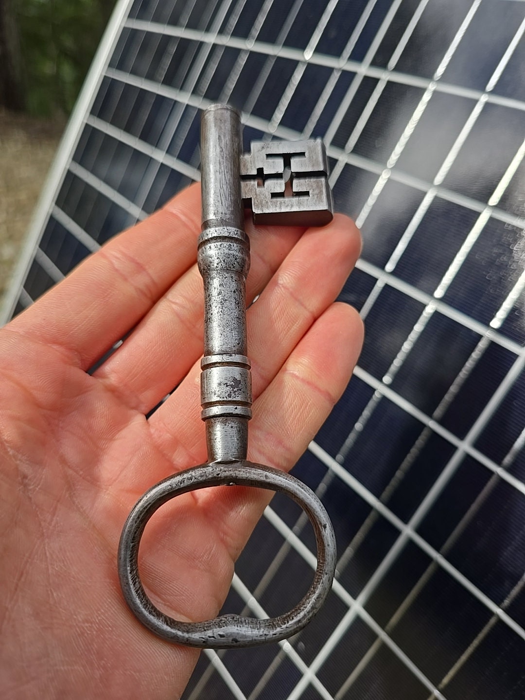 Giant Majestic Large Castle Key!antique Thick Iron Gate Key. Almost 6 ...