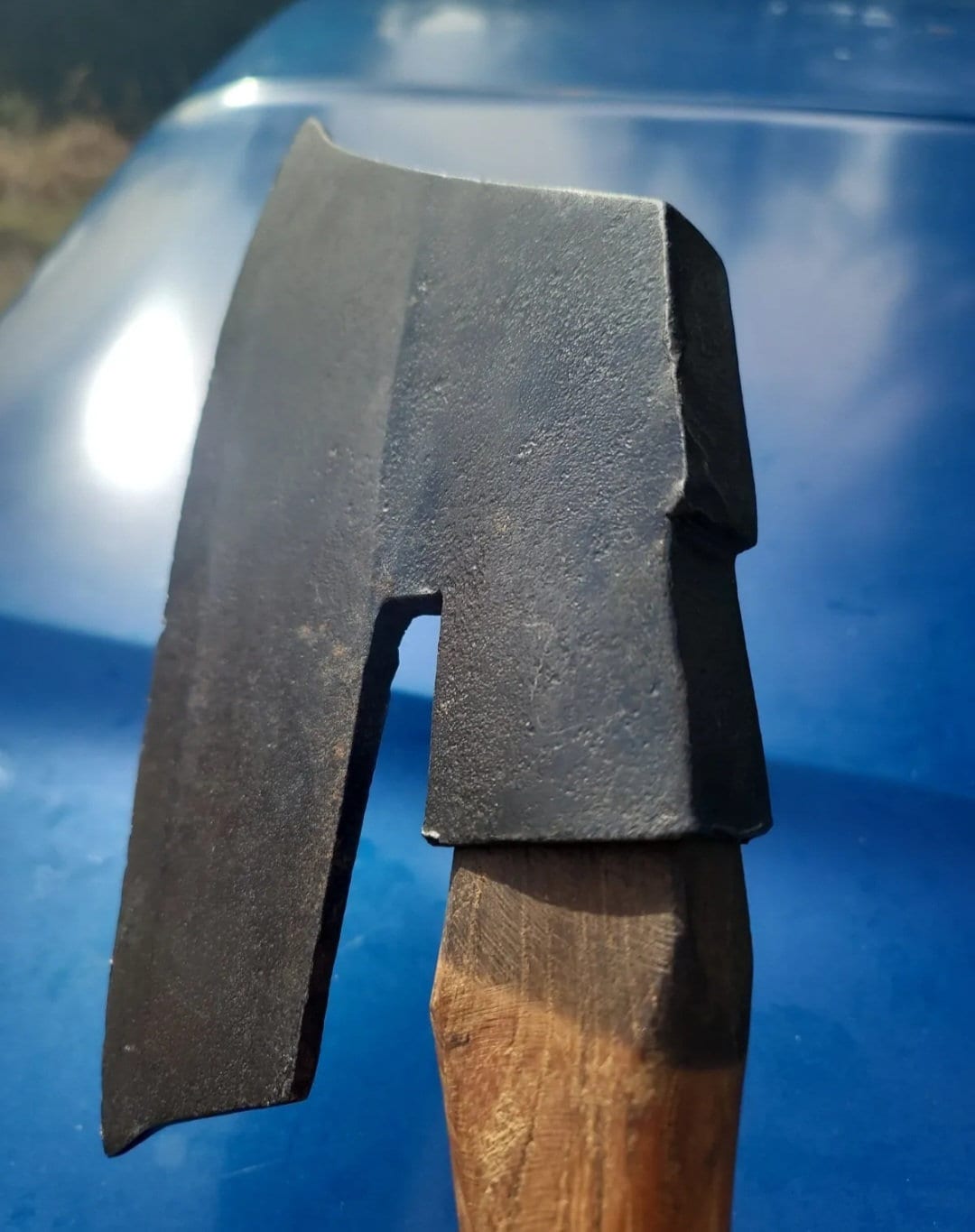 Remarkable 1870's Broad Axe. Beautiful Primitive Cleaver! Old American ...