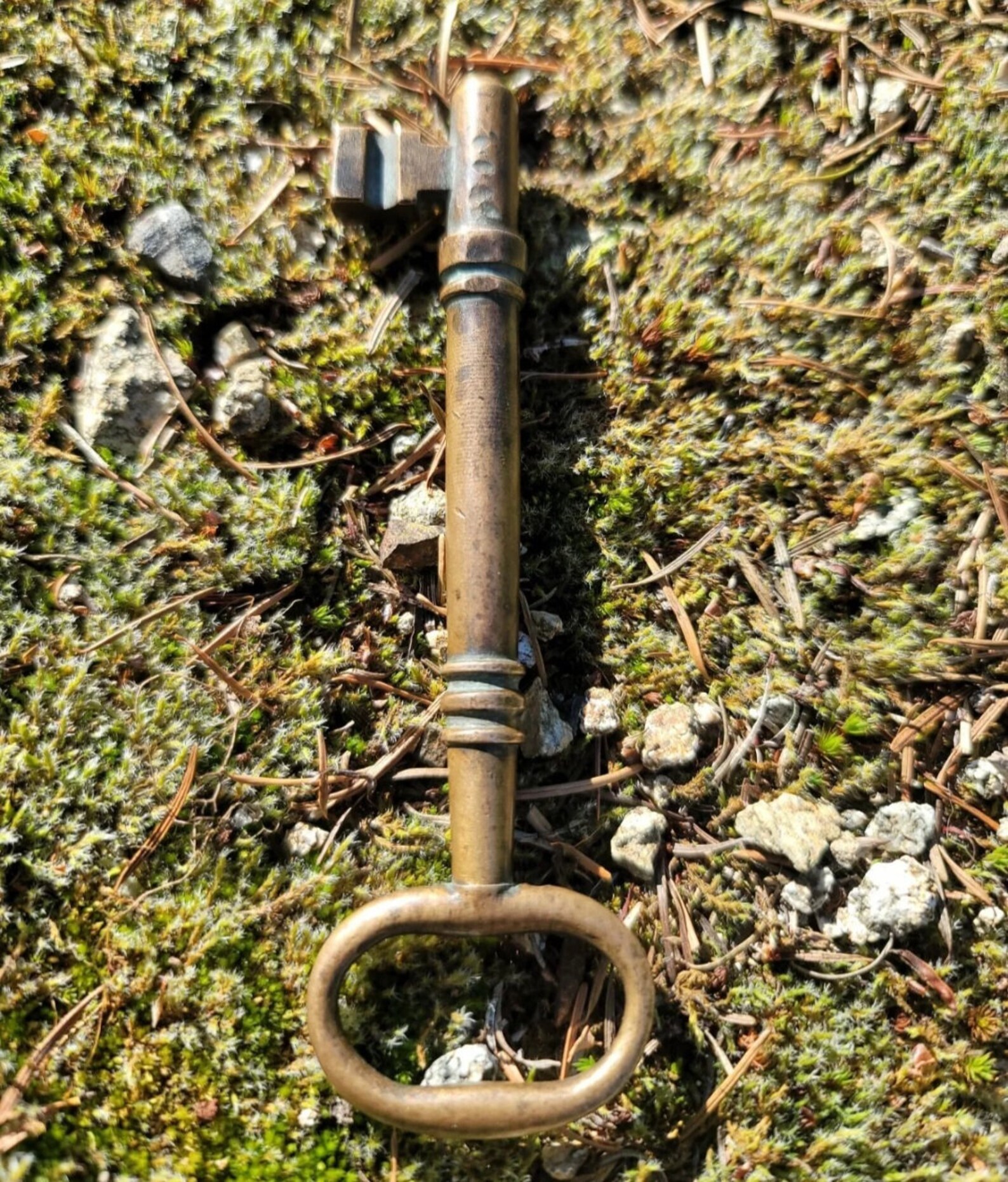 Antique Solid Brass French Skeleton Key! Big Old Thick Metal Key! - Etsy