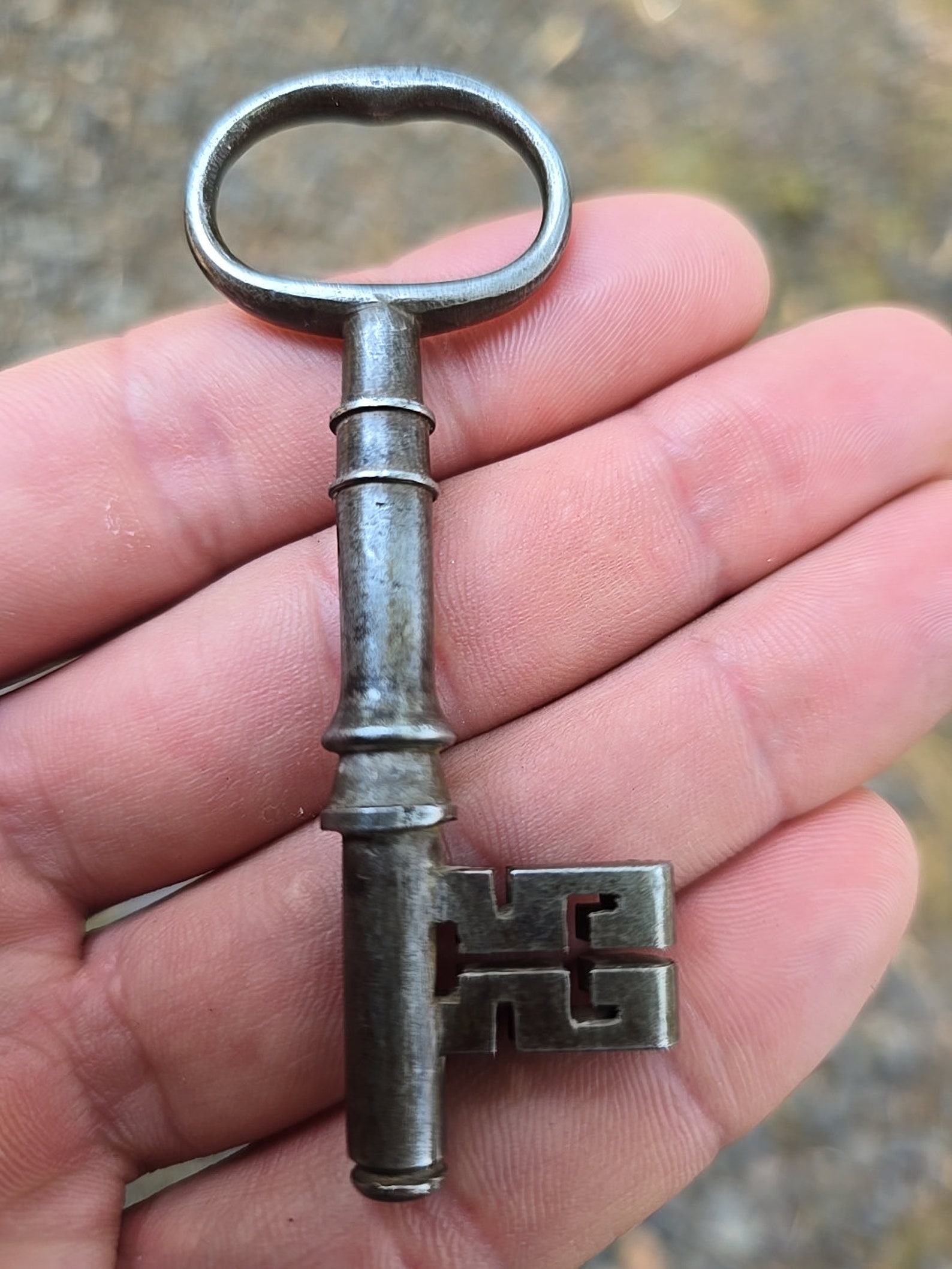 1850s Old English Skeleton Key! Beautiful Antique Intricate Metal Key ...