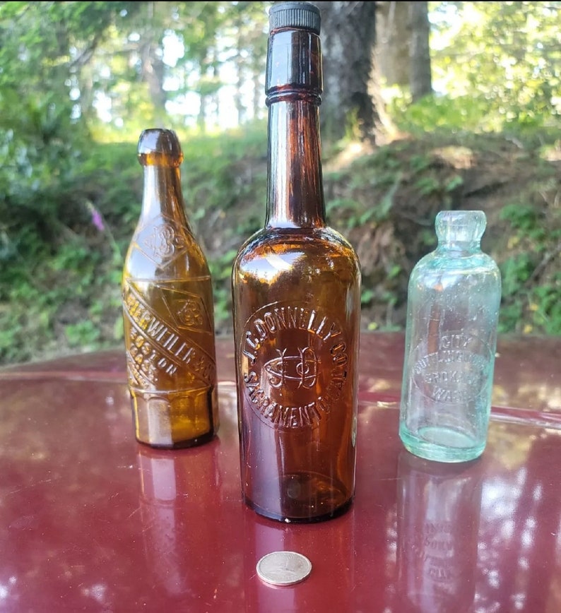 Neat Old 3/4 Size Western Whiskey Bottle! Antique Pre Pro J C Donnelly ...