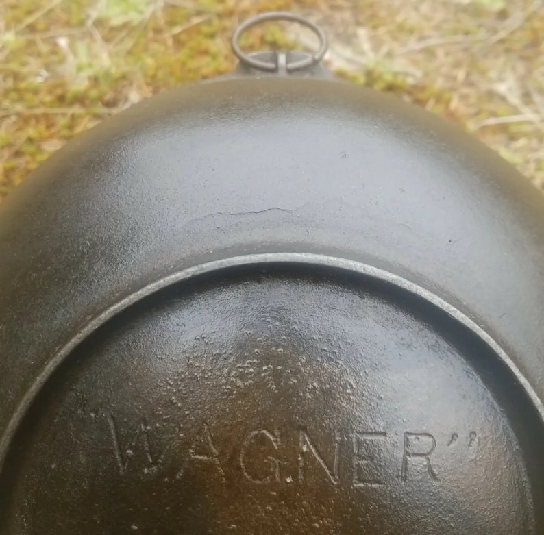 Great Antique "wagner" Scotch Bowl Cast Iron Cookware! Old USA Pot or ...
