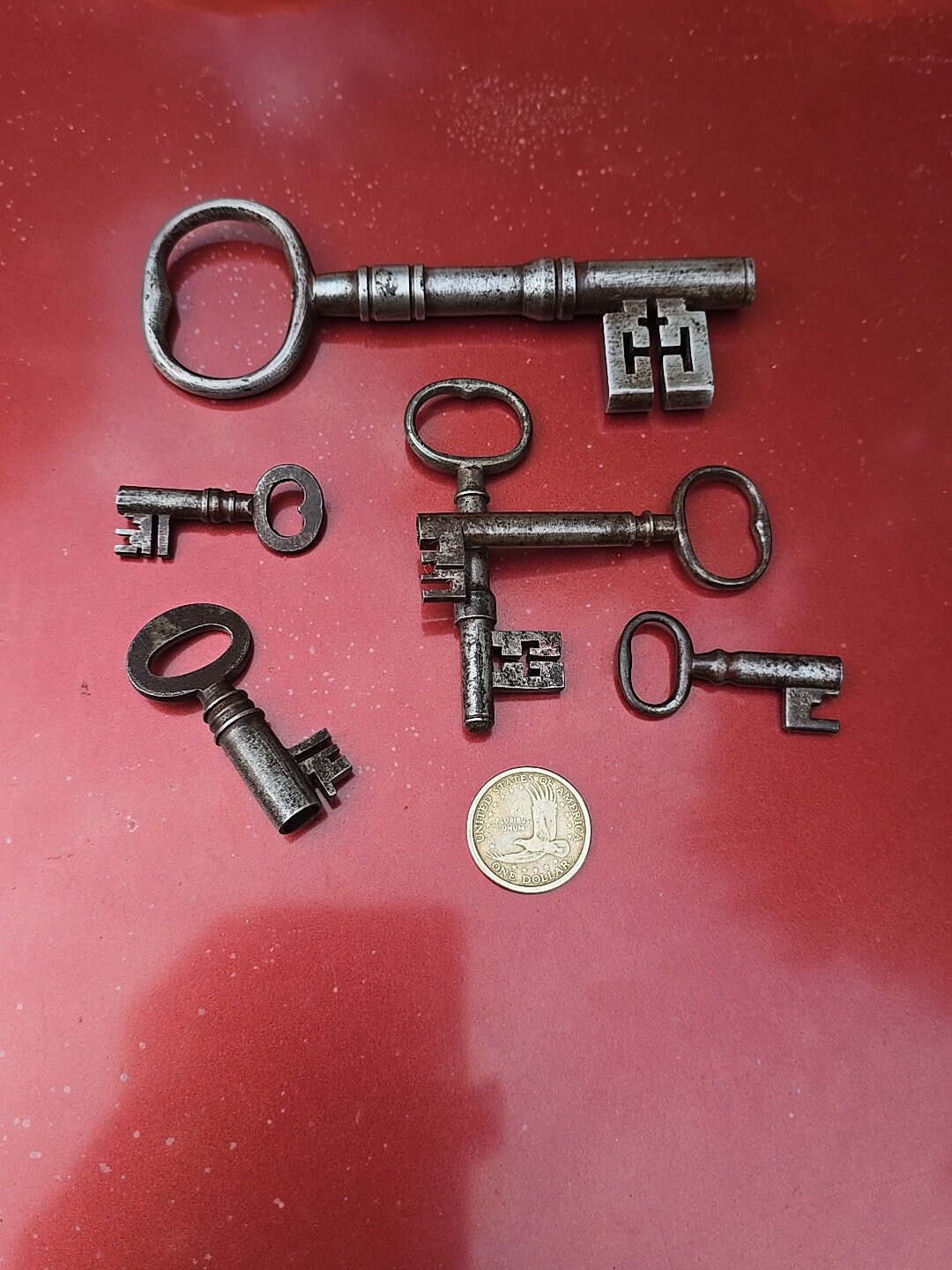 Giant Majestic Large Castle Key!antique Thick Iron Gate Key. Almost 6 ...