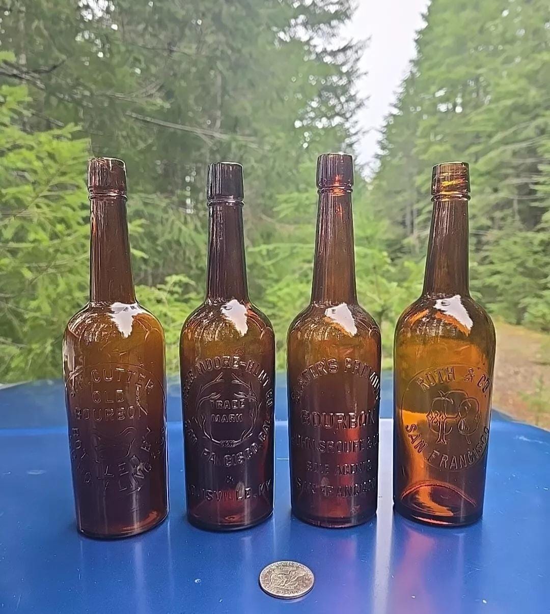 1 Pre Prohibition Western Whiskey! Internal Threads Roth San Francisco ...