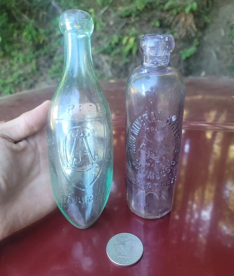 1880s Blob Top Norwich Torpedo Mineral Water Bottle Old Caley & Son ...