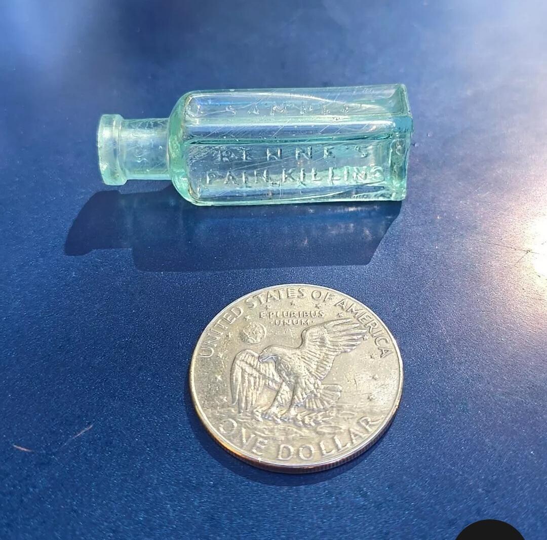 Old Tiny Sample Size Magic Oil Bottle! Antique Miniature Renne's ...