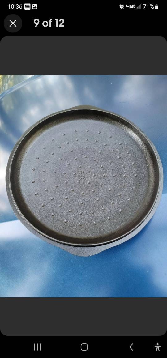 Outstanding Old Usa #8 Skillet Lid! Antique Cast Iron Lid! Cast Iron ...