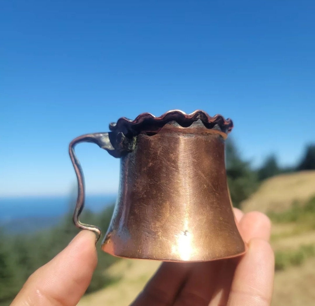 Old English Handmade Copper Tankard! Beautiful Antique Primitive Copper ...