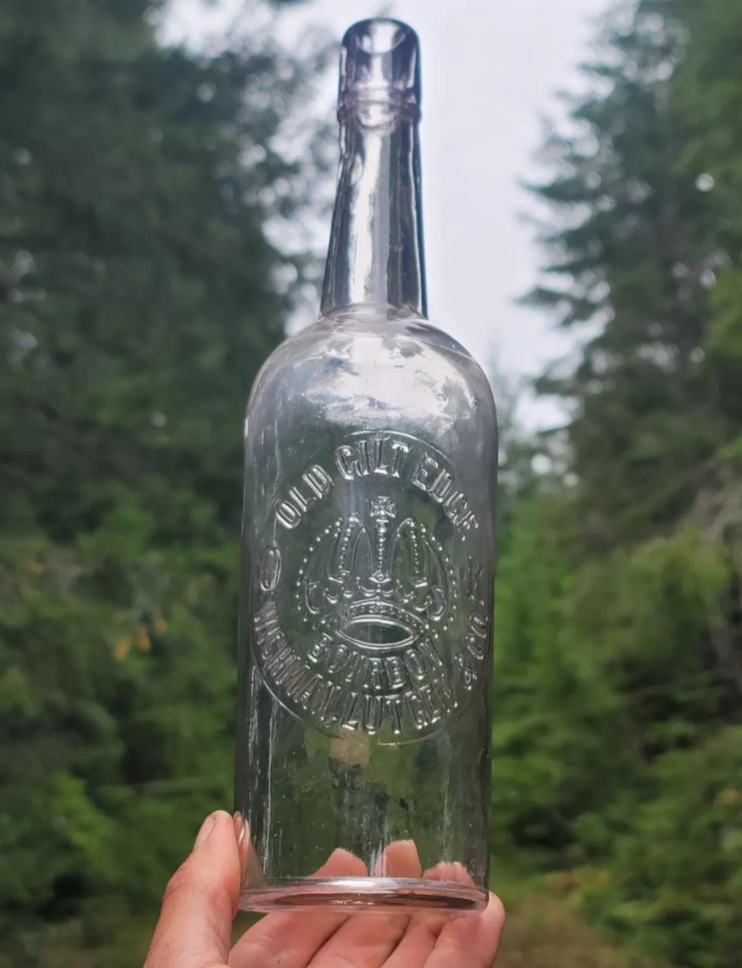 1890s Western Picture Whiskey! Antique Crown San Francisco Liquor ...