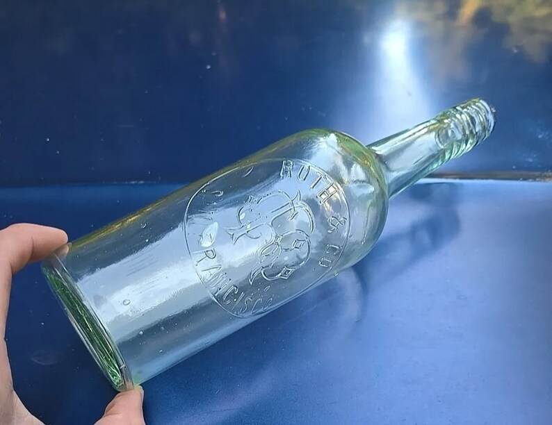 Antique San Francisco Whiskey. 1890s Aqua Roth California Liquor ...