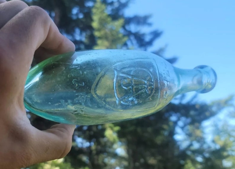 1880s Blob Top Norwich Torpedo Mineral Water Bottle Old Caley & Son ...