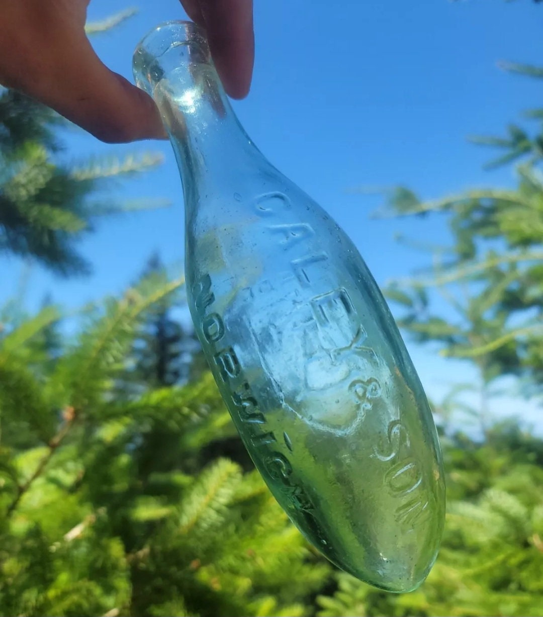 1880s Blob Top Norwich Torpedo Mineral Water Bottle Old Caley & Son ...