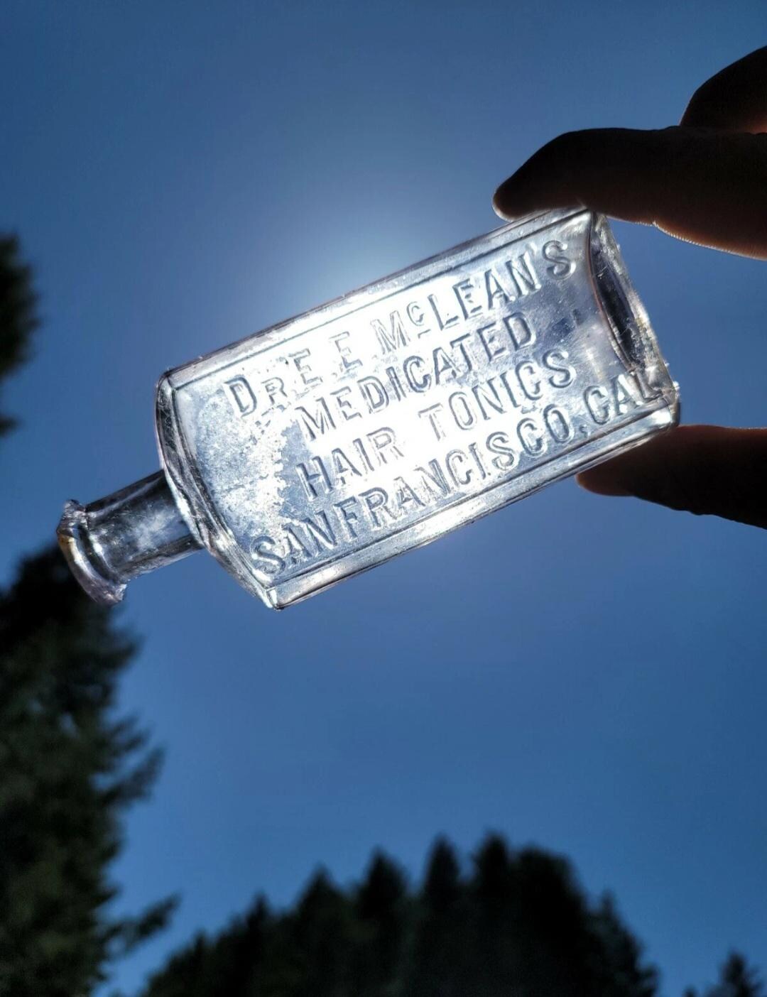 Old Lavender San Francisco Tonic Bottle! Antique Western Dr. E E ...
