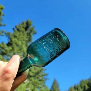 1860's Emerald Philadelphia Stout Ale Bottle! P. Duross Iron Pontiled ...