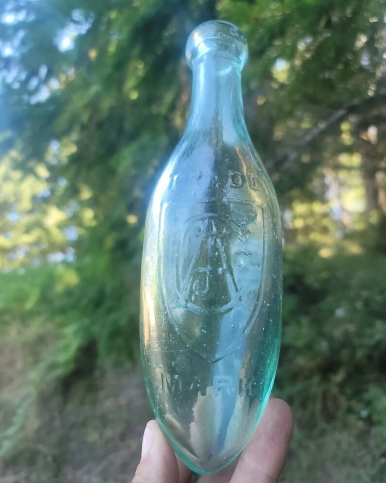1880s Blob Top Norwich Torpedo Mineral Water Bottle Old Caley & Son ...