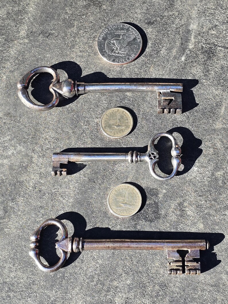 1700s Ancient French Chest Key! 1 Antique Burgundy France Iron Key! - Etsy