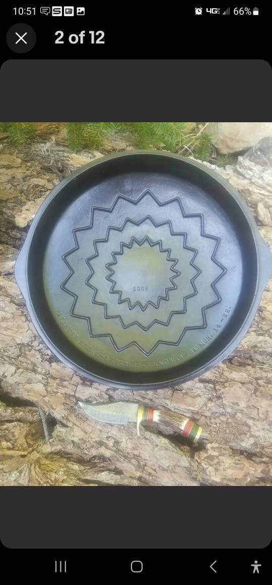 Mint Old Wagner Ware 9 Skillet Lid /beautiful USA Cast Iron Cookware - Etsy