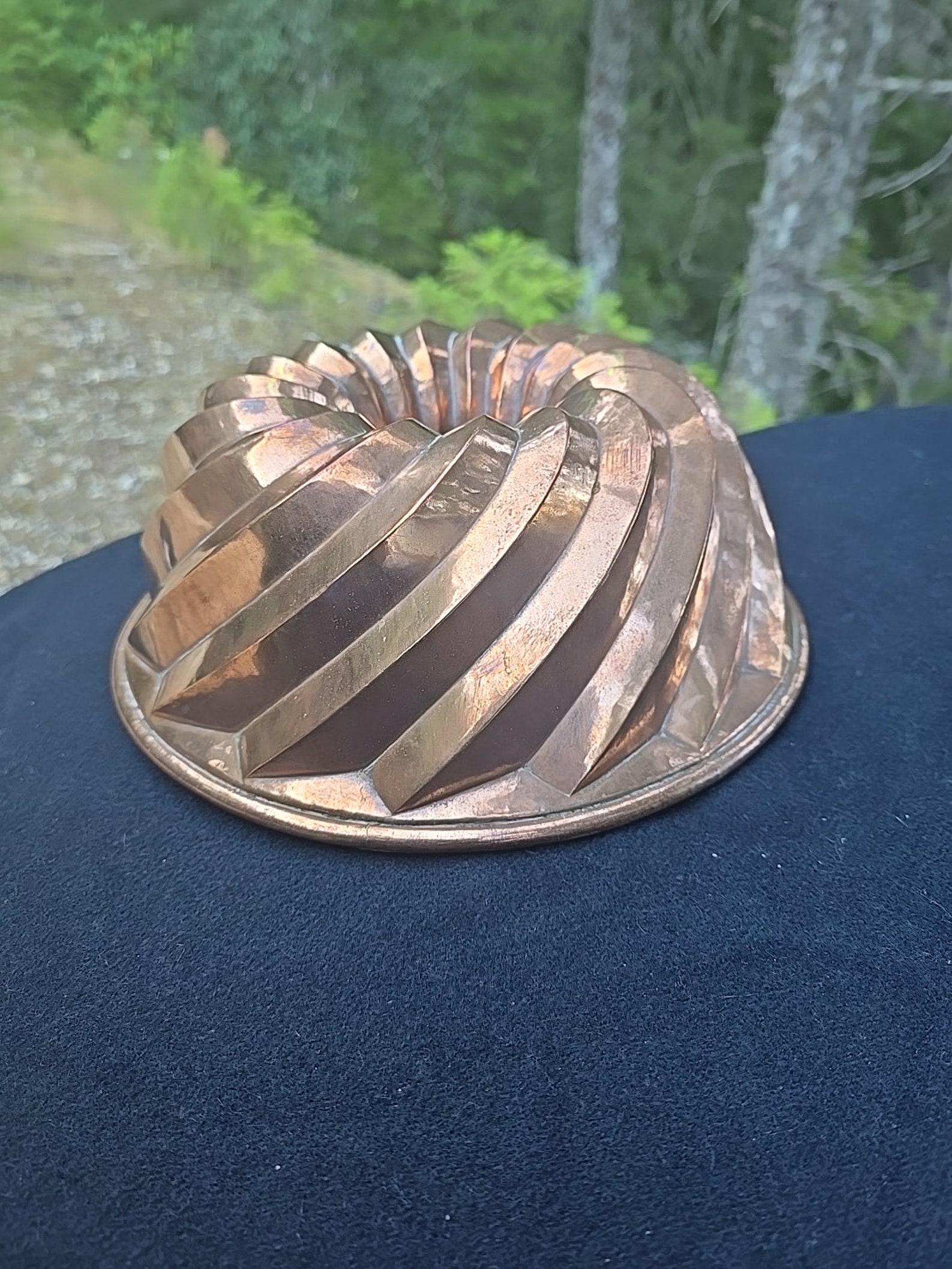 Remarkable Old French Copper Cake Mold Pan! 1 Pound 11 Ounces Weight ...