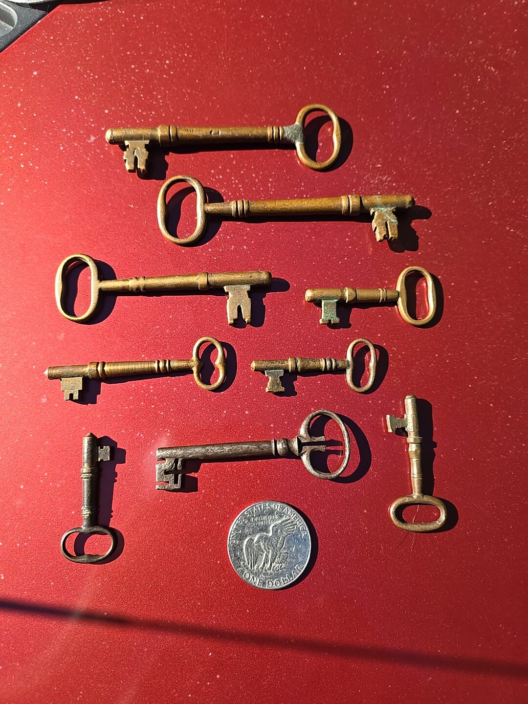 Uniquely Shaped Old English Gate Key! 1 Great Antique Metal Key From ...