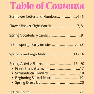 Spring Activity Pack - Spring Printables for Kids - Spring Playdough ...