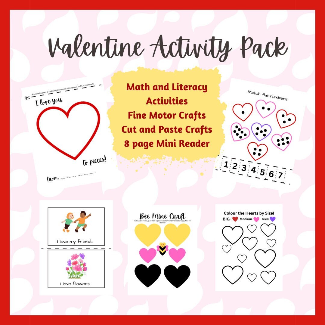 Valentine Printables - Valentine Activities - Valentine Crafts ...