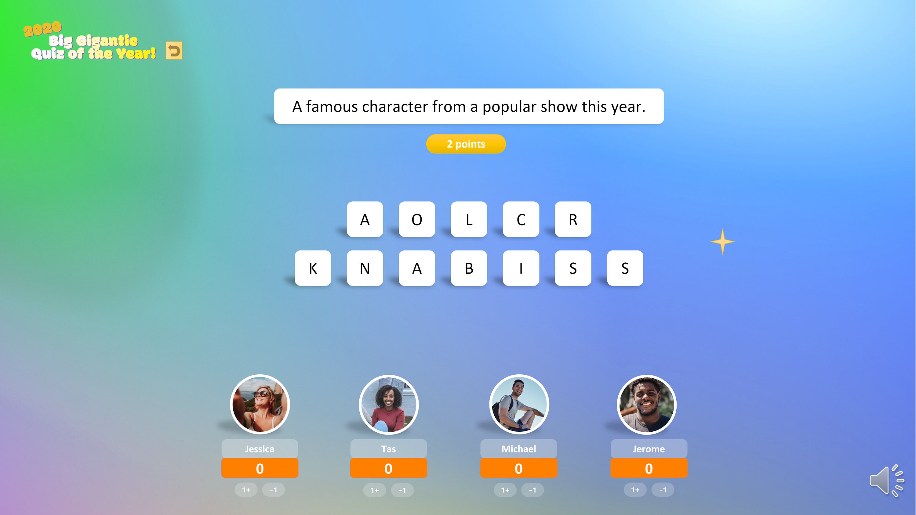 Virtual Party Gameshow | Customizable, Scoreboard, Profile Pics | Big ...