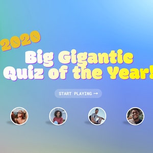 Virtual Party Gameshow | Customizable, Scoreboard, Profile Pics | Big ...