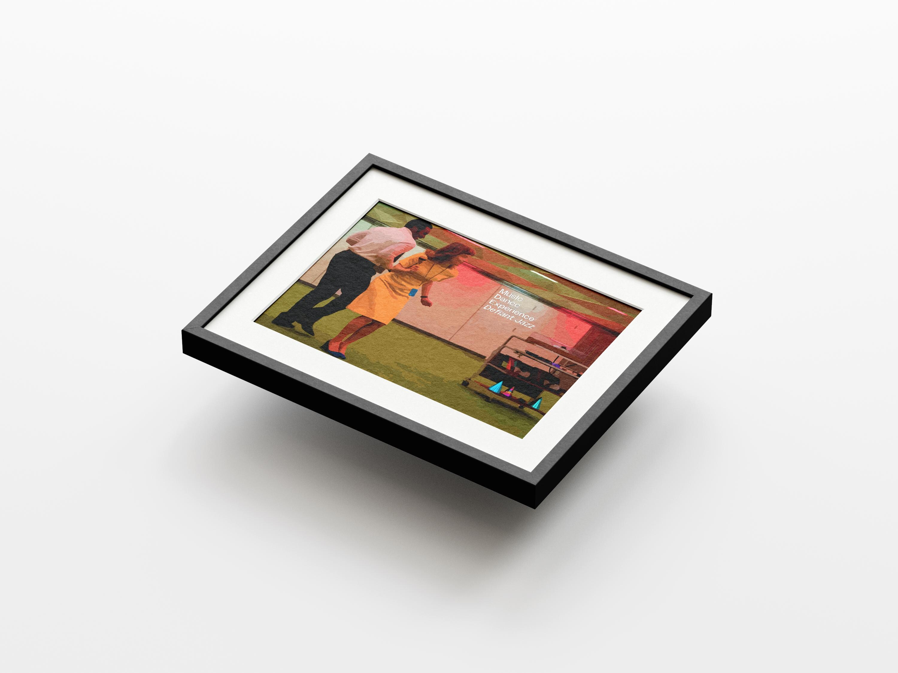 Defiant Jazz Severance Digital Print – Retro Office Dance Party Wall ...