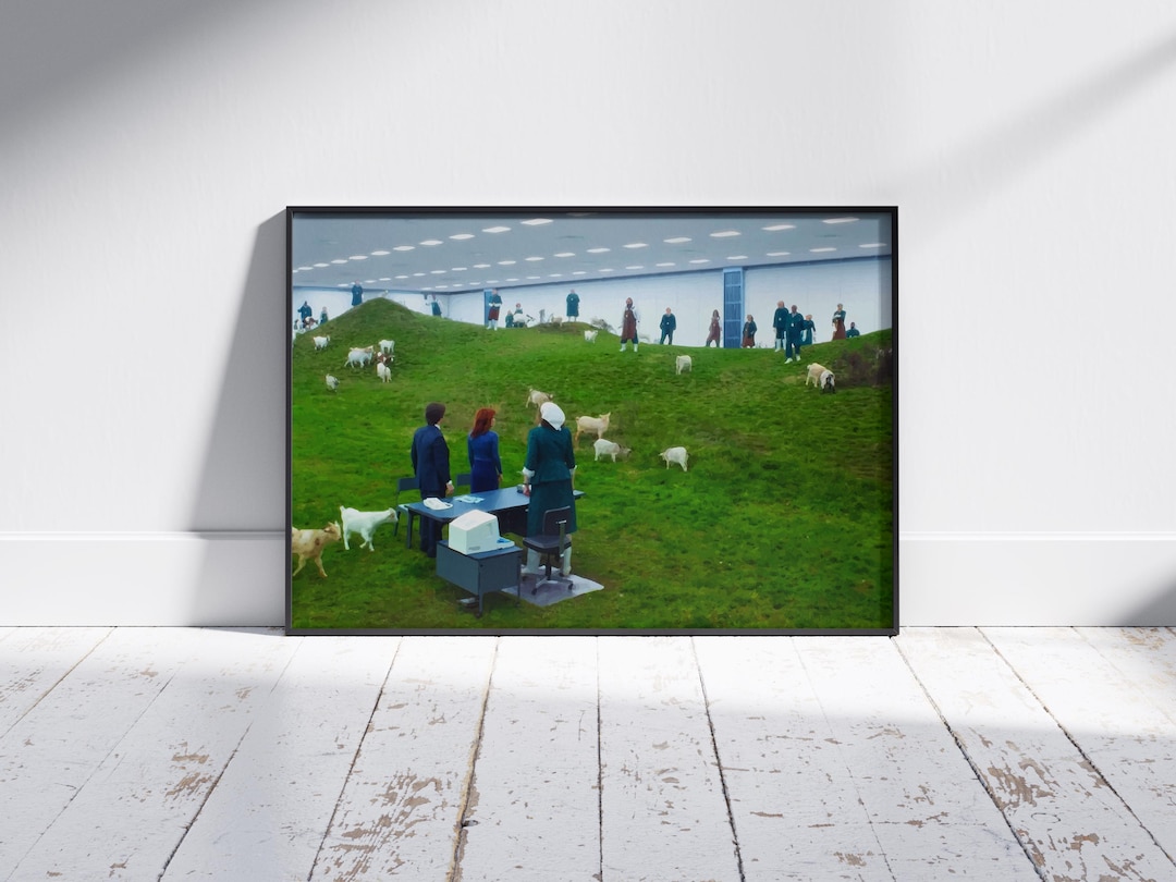 Goat Room Severance Digital Print - Severance TV Poster, Vector Art ...