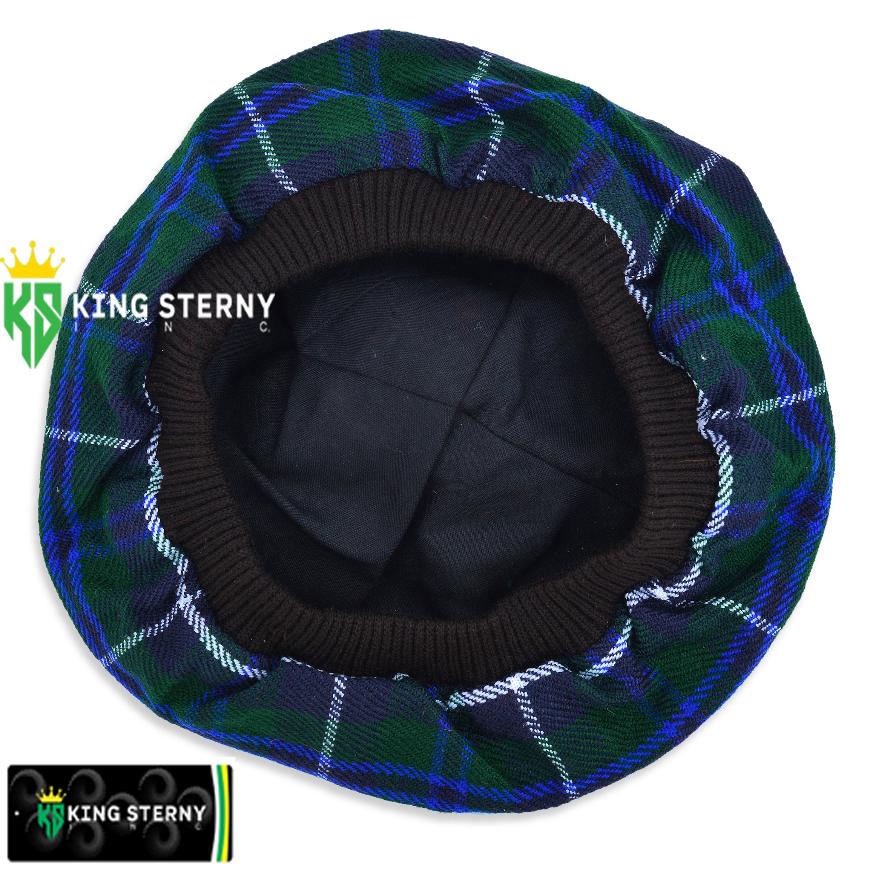 Great Men's Scottish Tam O' Shanter Hat Blue Douglas - Etsy