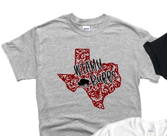 West Texas A&M Buffs Tshirt L WTAMU Buffaloes L Texas Mandala - Etsy